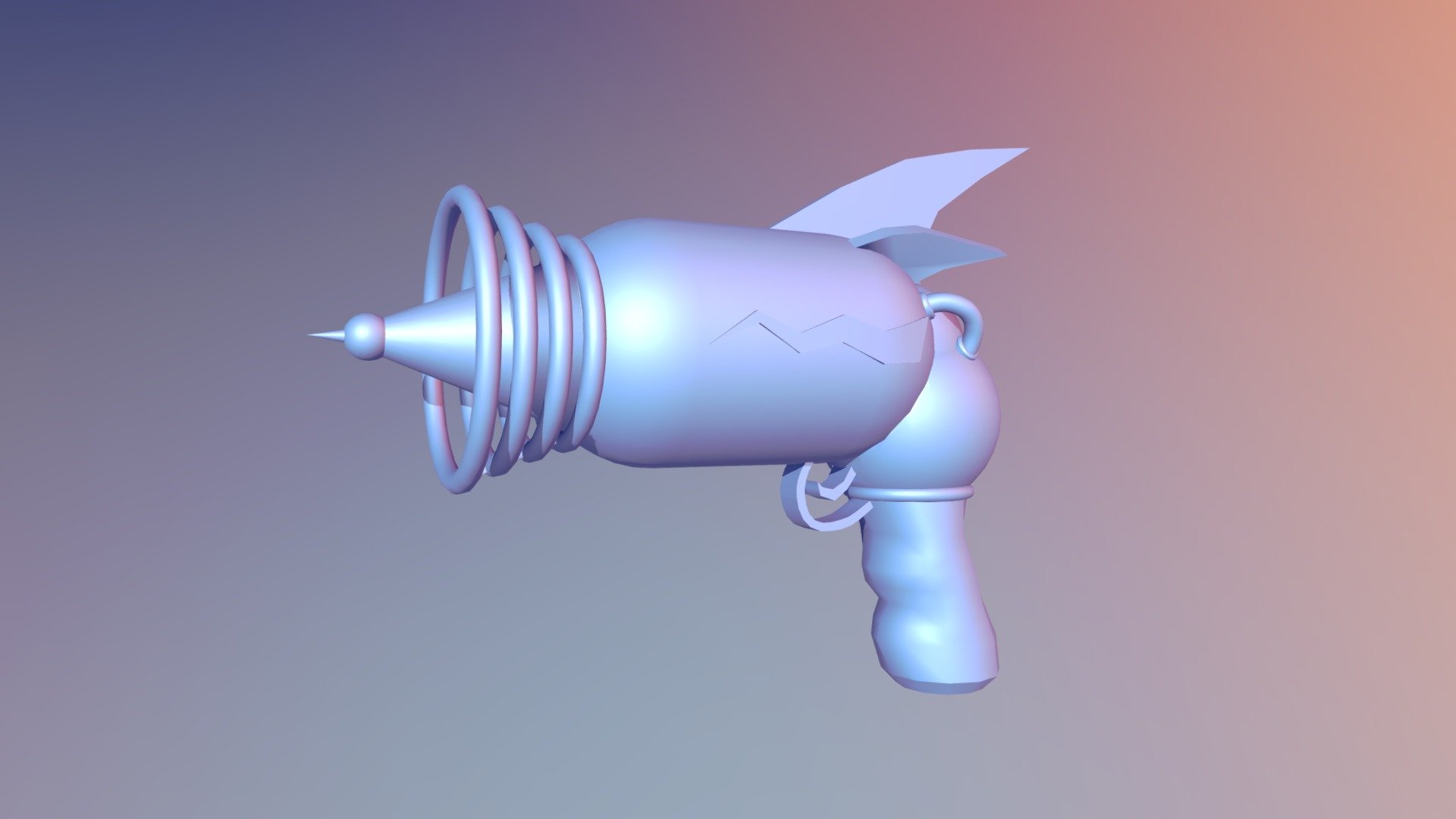 Ray Gun - 3D model by Krystal Webb (@KrystalWebb) [08d0bbe] - Sketchfab