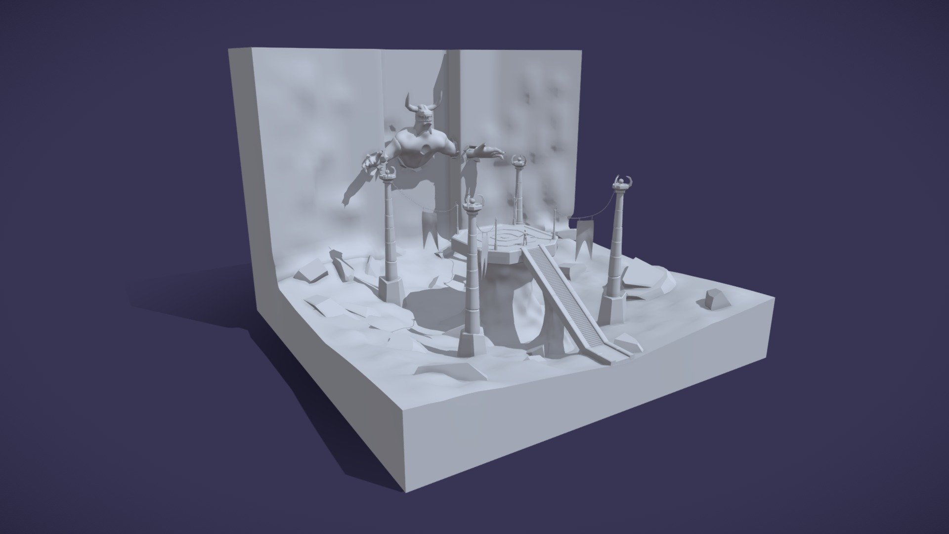Blocking - Download Free 3D model by d_kostash [08d1b1f] - Sketchfab
