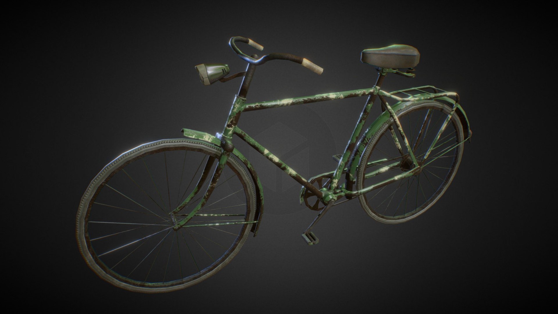Rusty Bicycle - Download Free 3D model by Piotr "Pjot" Dyderski ...