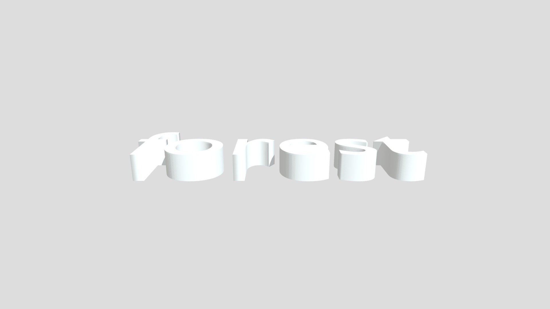 Forest 3d Text - Download Free 3D model by ashtonw0625 [08d94e4 ...