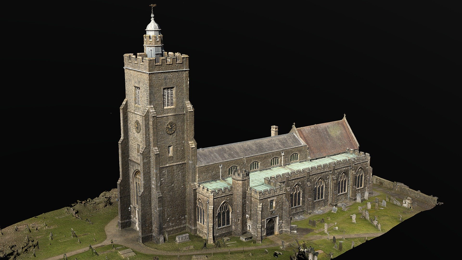 St Nicholas' Church - 3D model by SUMO GeoSurveys (@aerial-cam ...