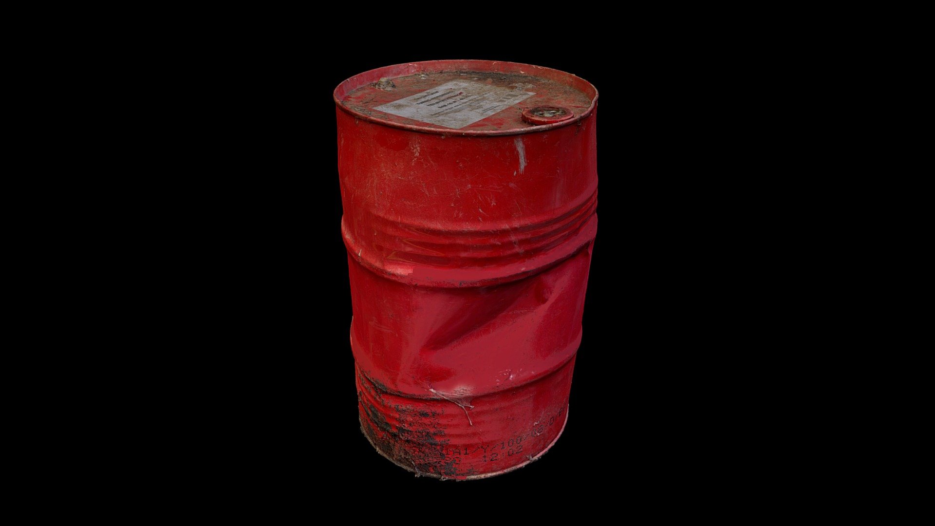 Red Oil Barrel - CC0 - Download Free 3D model by SPLEEN VISION (@spleen ...