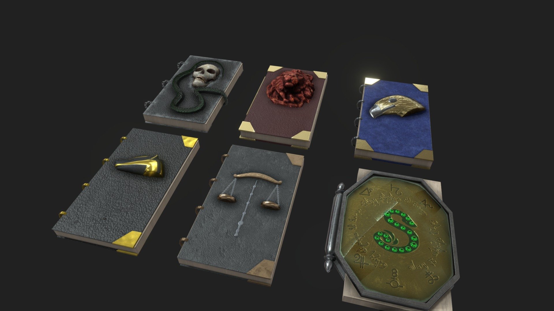 VIP Books - 3D model by LucasPresoto [08da54b] - Sketchfab