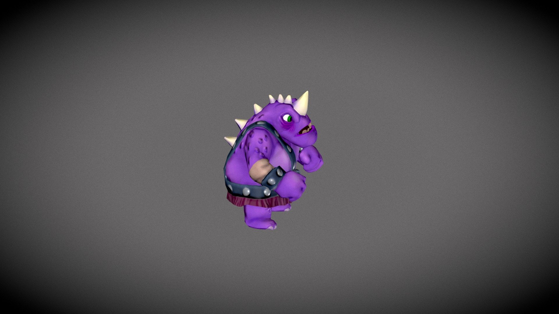 Purple Guy - 3D model by Garrath Lind (@griffinart3d) [08dabdb] - Sketchfab