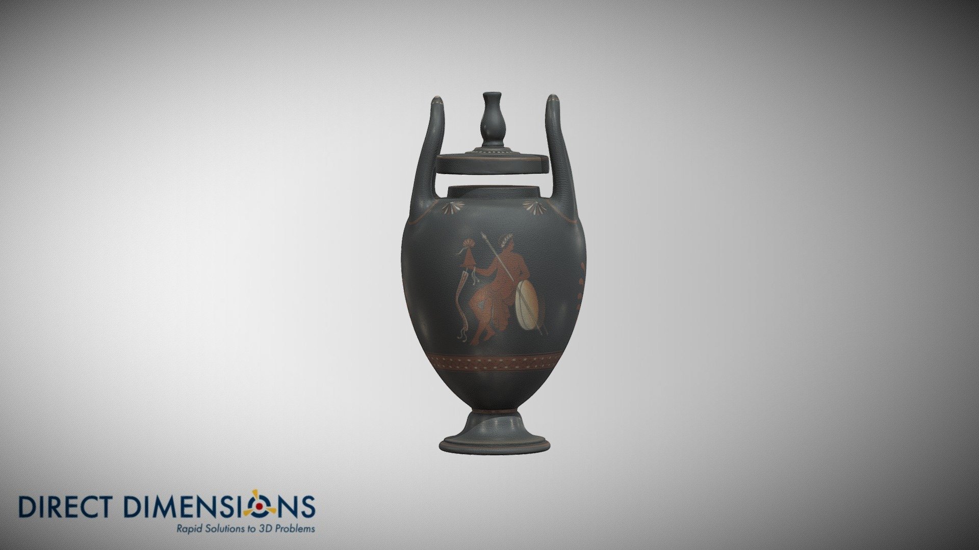 Wedgwood basalt Etruscan style vase - 3D model by Direct Dimensions ...