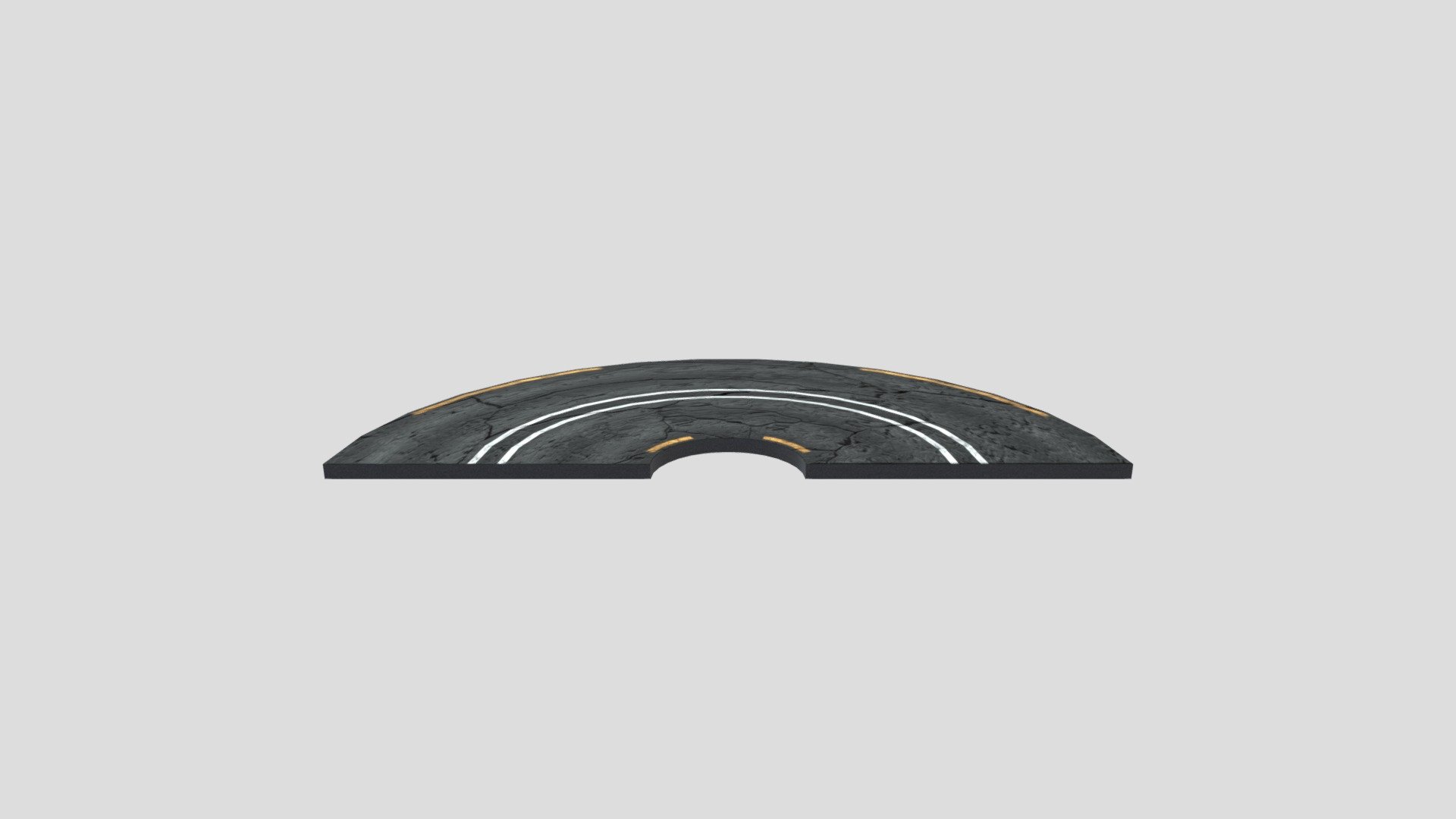 Semi circle track - 3D model by kyebaker [08dddf6] - Sketchfab