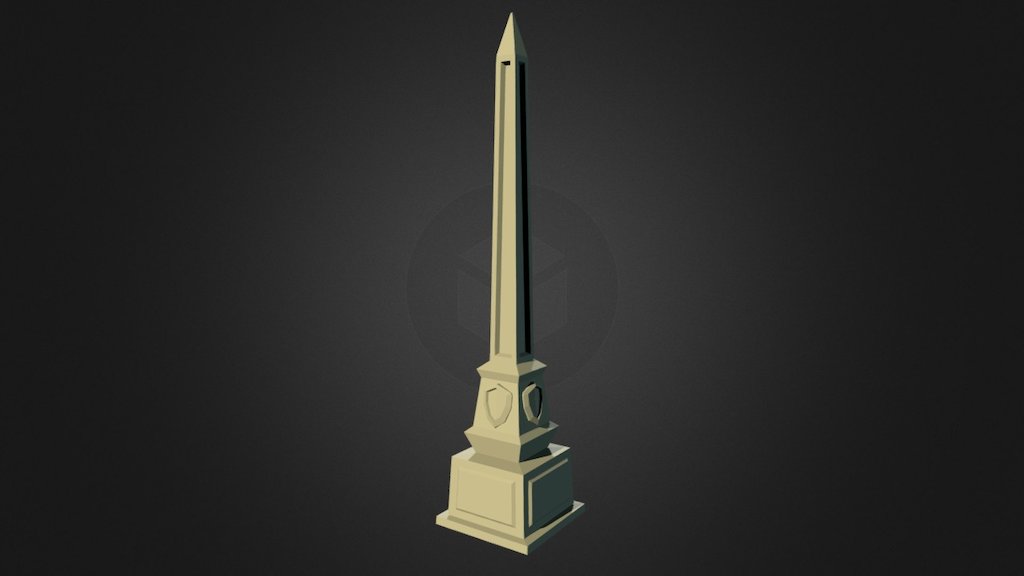 Obelisk - 3D model by Aleksey Sidorenkov (@AlexStone_3d) [08df320 ...