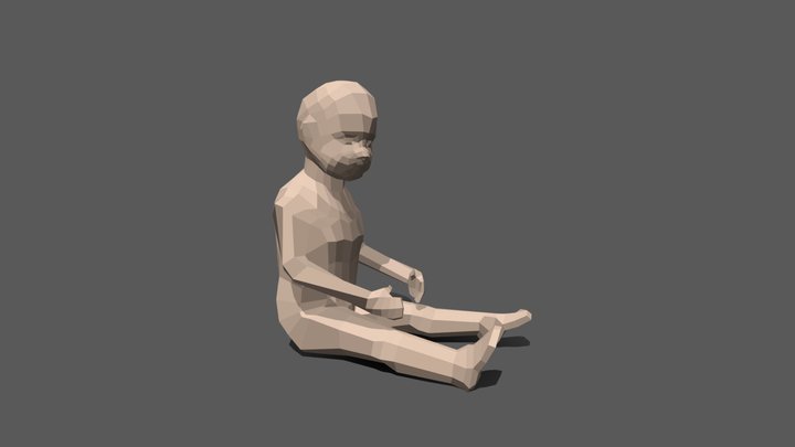 Child-sitting 3D models - Sketchfab