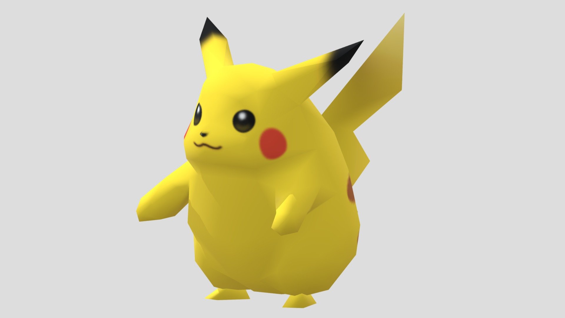 Pikachu - Pokémon Stadium N64 - Download Free 3D model by ...