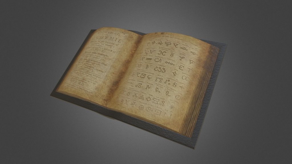 Spellbook - 3D model by Rochelle Henderson (@rochellehenderson ...