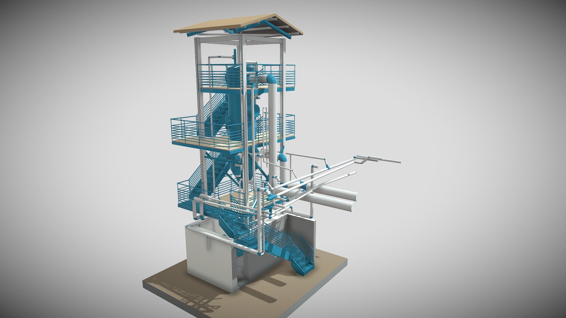 ELECTROLIZA NORTH Tower-1 - 3D model by Nir Arad Erez Medidot ltd (@Nir ...