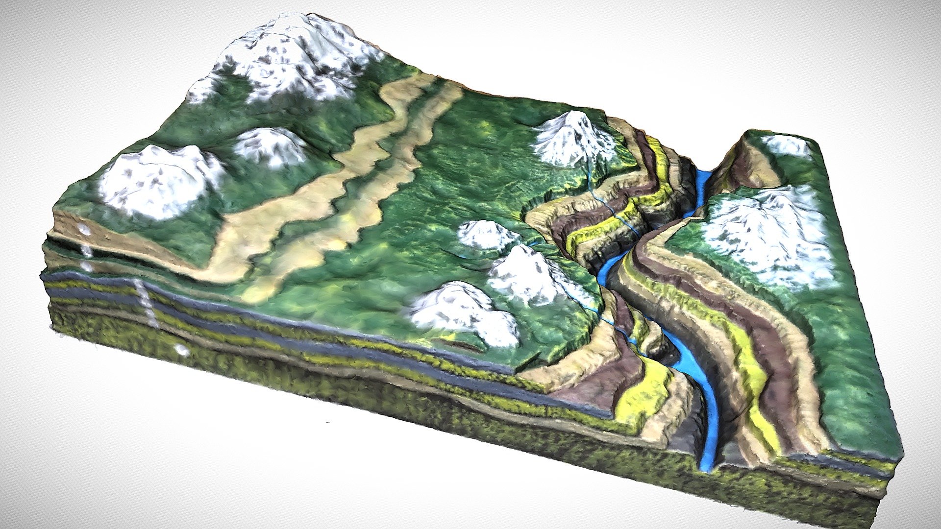 Maqueta Geomorfología - 3D model by Ingenieria_geologica [08e7337 ...