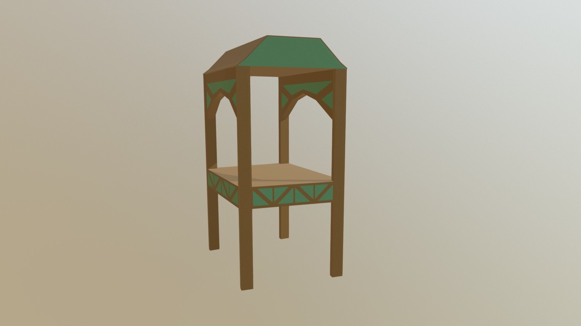 Medieval Platform Turn Left - Download Free 3D model by AntonioD ...