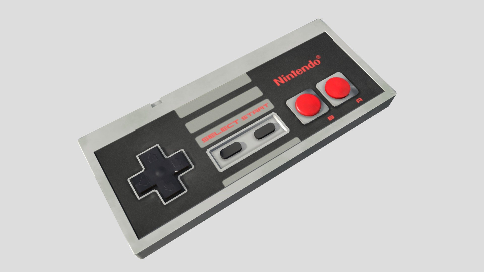 Nes controller-JamesNevin - 3D model by James Nevin (@JamesNevin ...