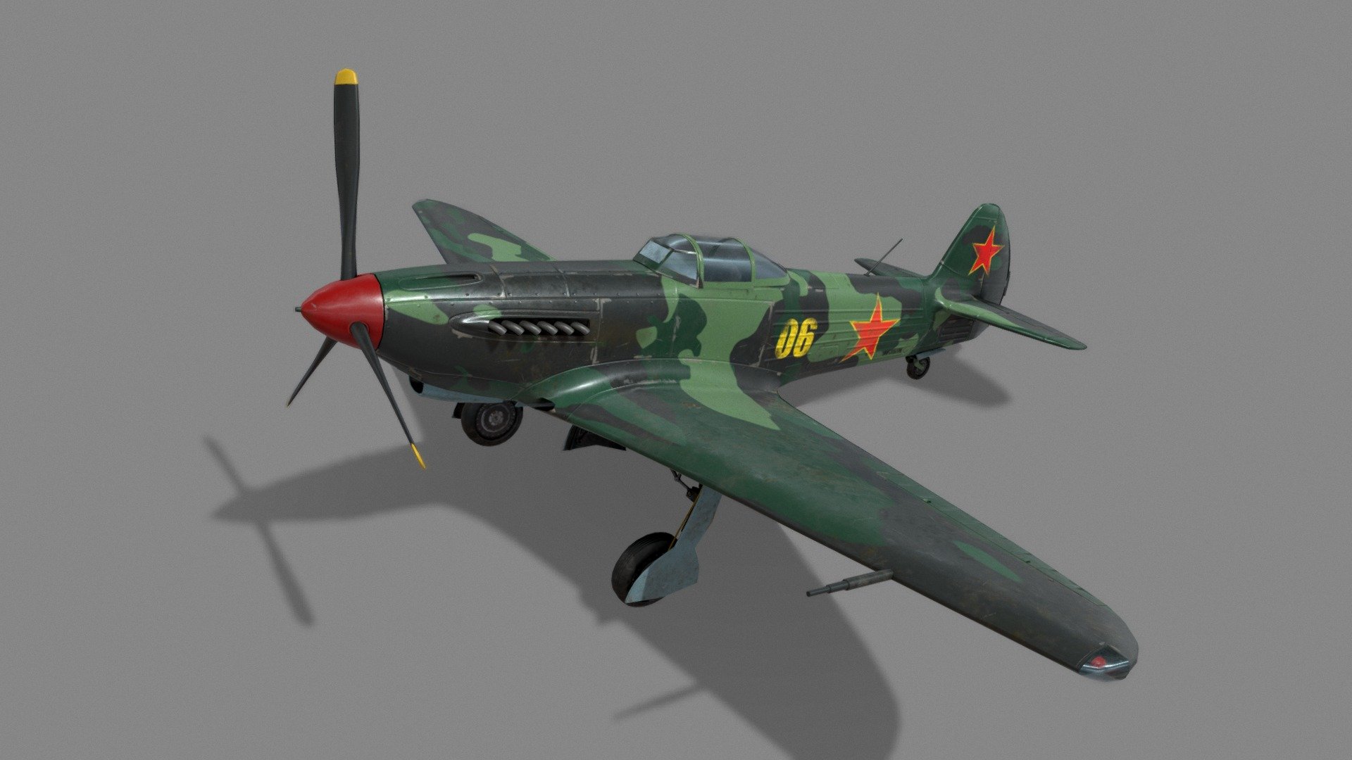 Yak-9 - 3D model by Starpovich [08ea8d0] - Sketchfab