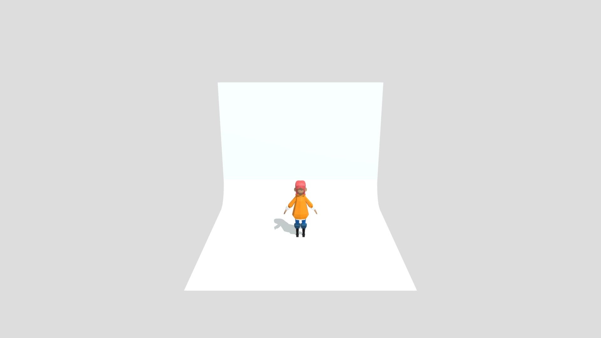 Low Poly Girl - Download Free 3D model by xavier.beck [08eb559] - Sketchfab