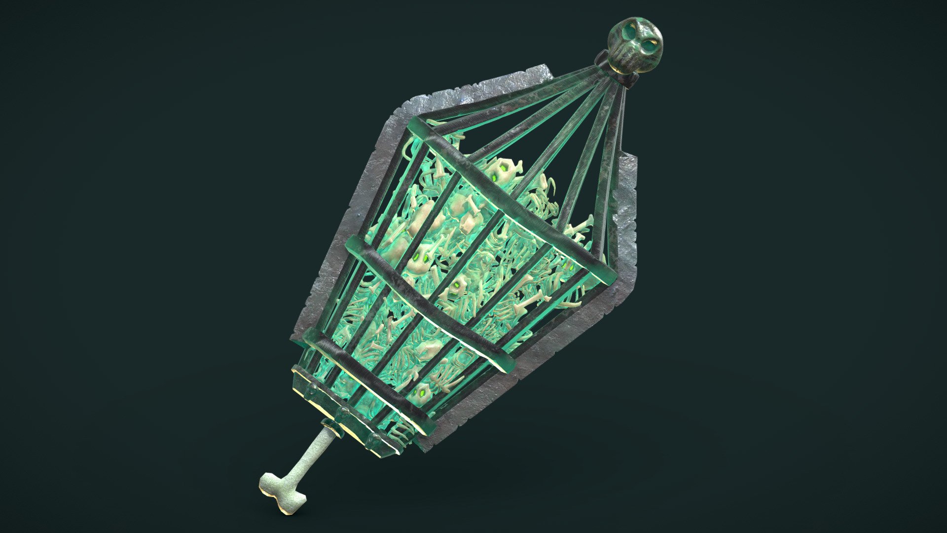 Cursed Cage o' Calcium - Download Free 3D model by Duznot (@duz_vr ...