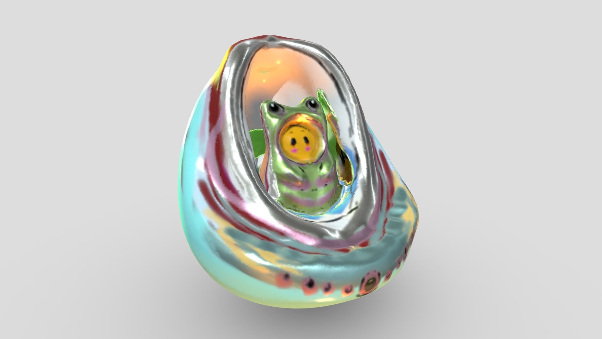 Jedi Frog - Download Free 3D model by Jimmy Gunawan (@jimmygunawan ...