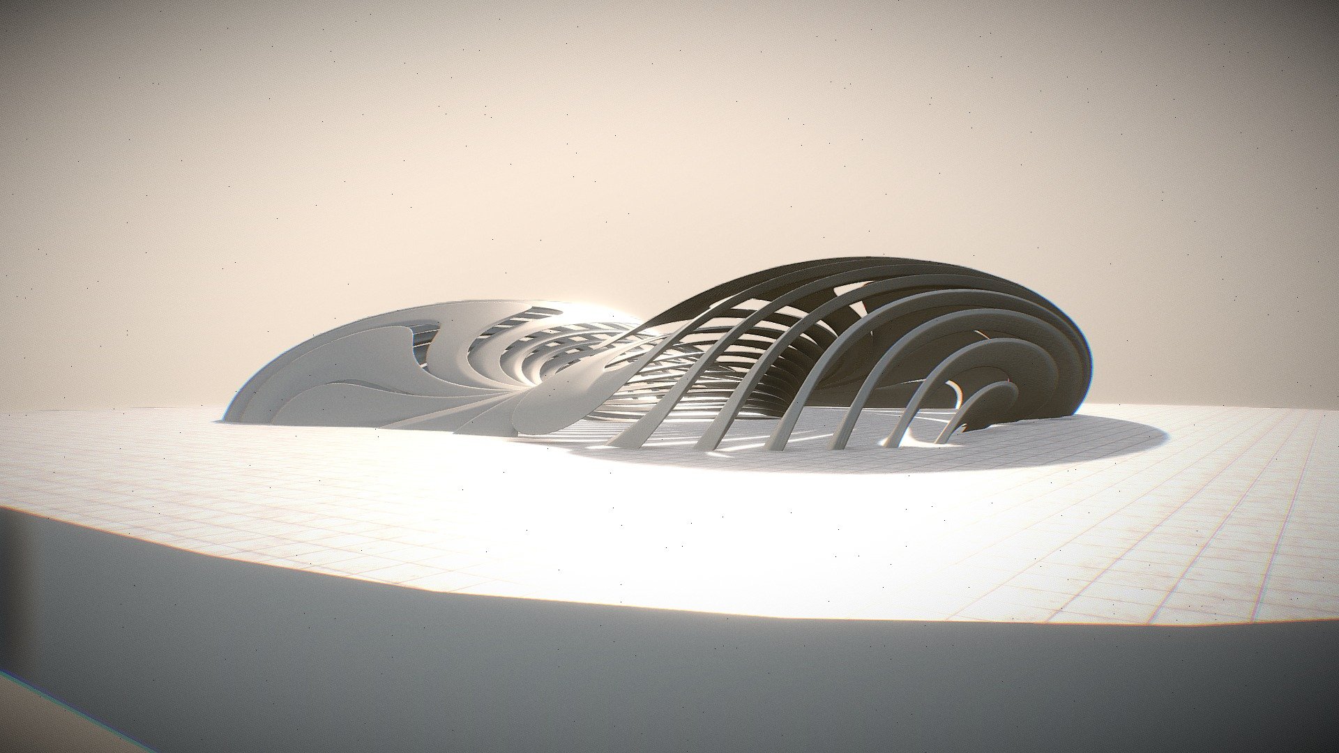 Spin Building - 3D model by TRYFIELD [08ed6bf] - Sketchfab