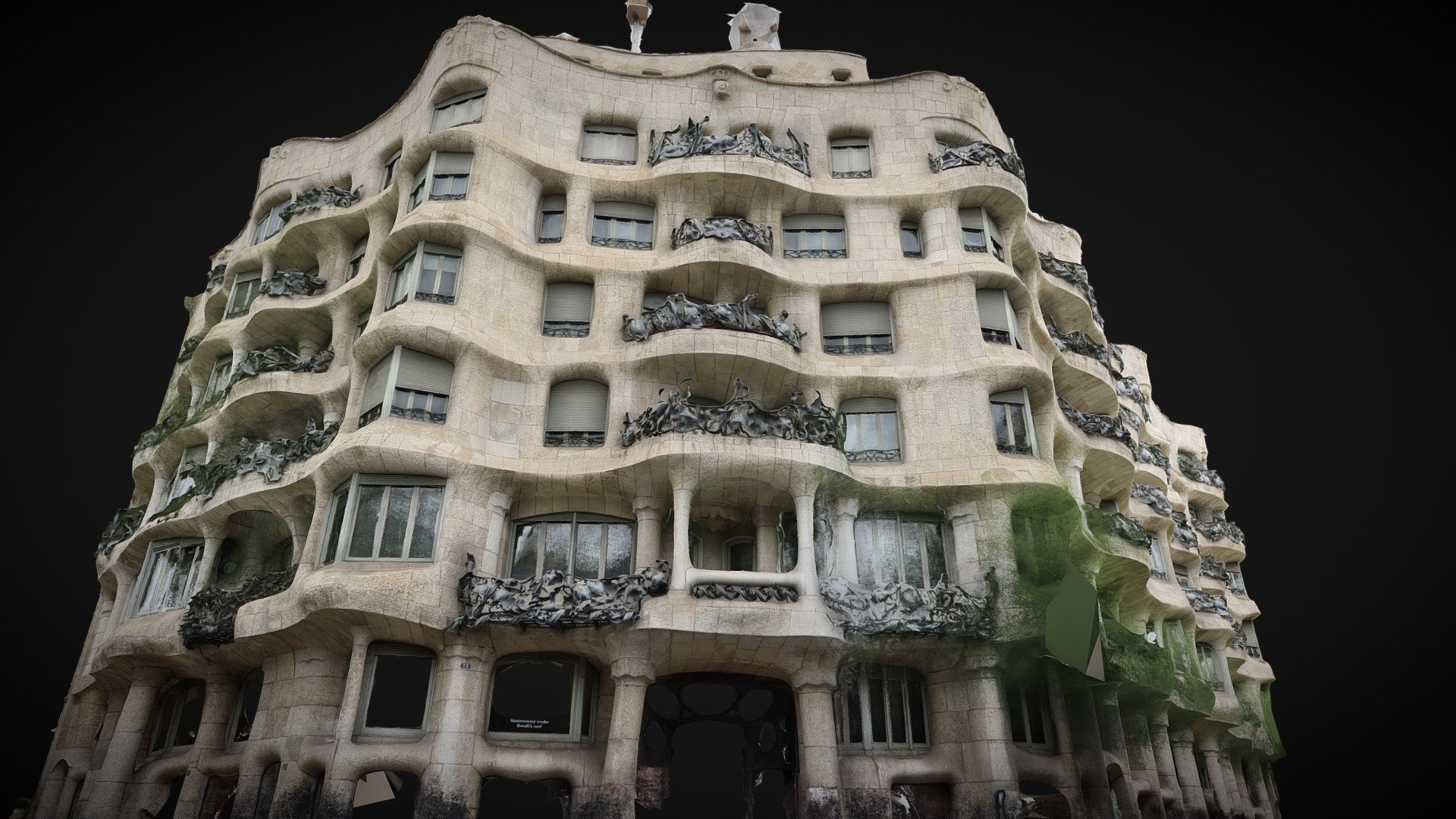 La Pedrera (Casa Mila) - Antoni Gaudí - Buy Royalty Free 3D model by ...