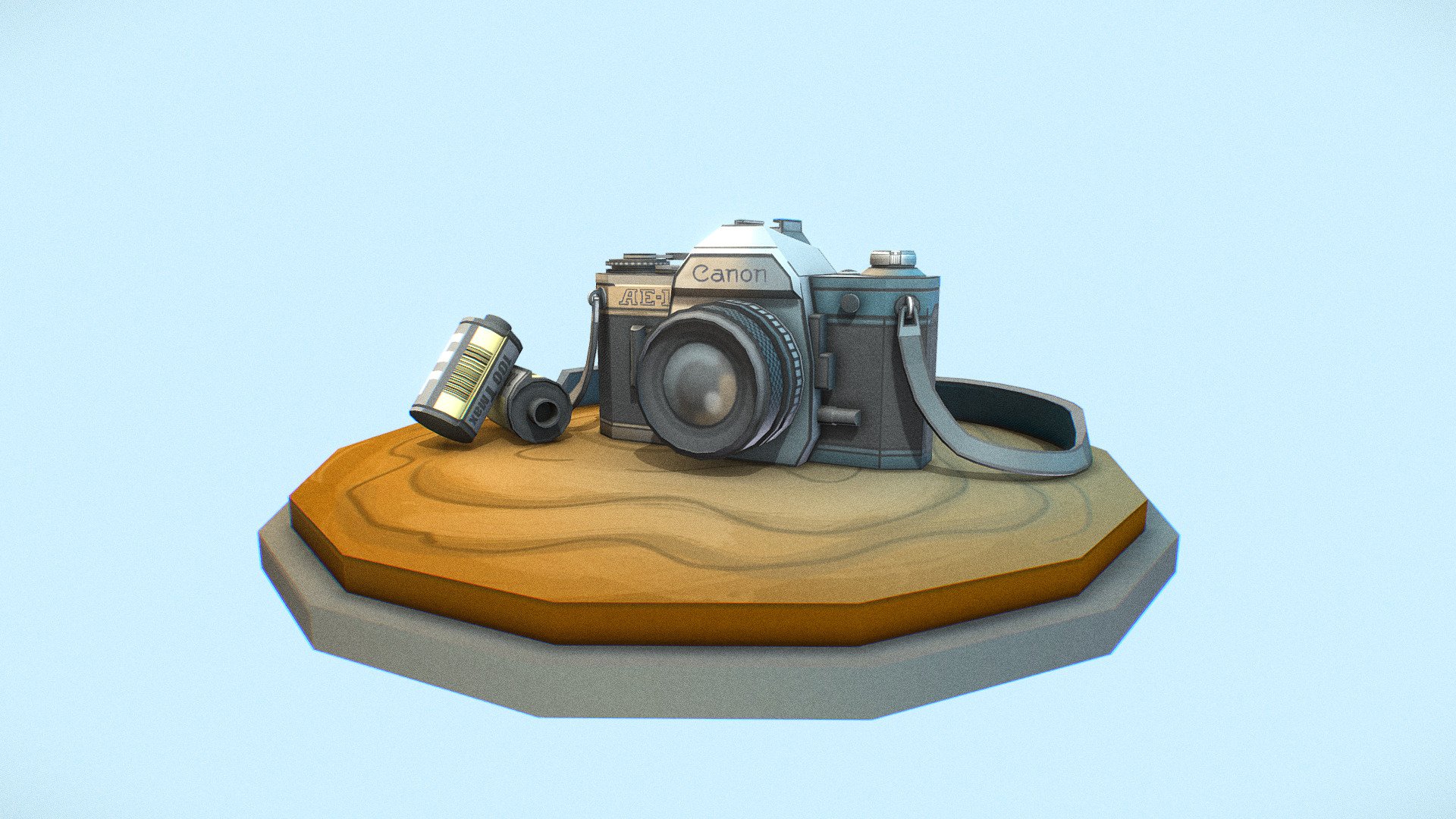 Camera Hand Painted - 3D model by nathanDoodl [08ed926] - Sketchfab