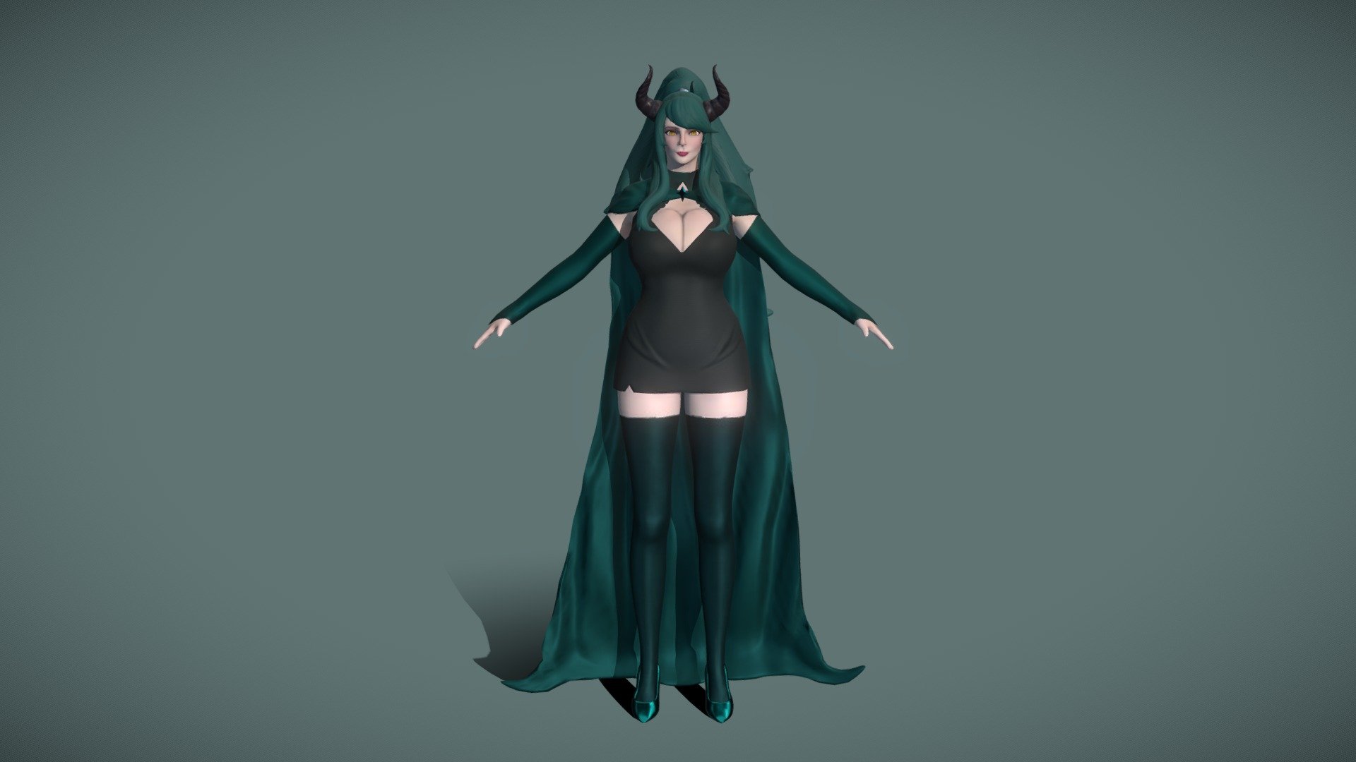 Dragon Sorceress - Character Practice - 3D model by Zoe McCue (@nekozoe ...