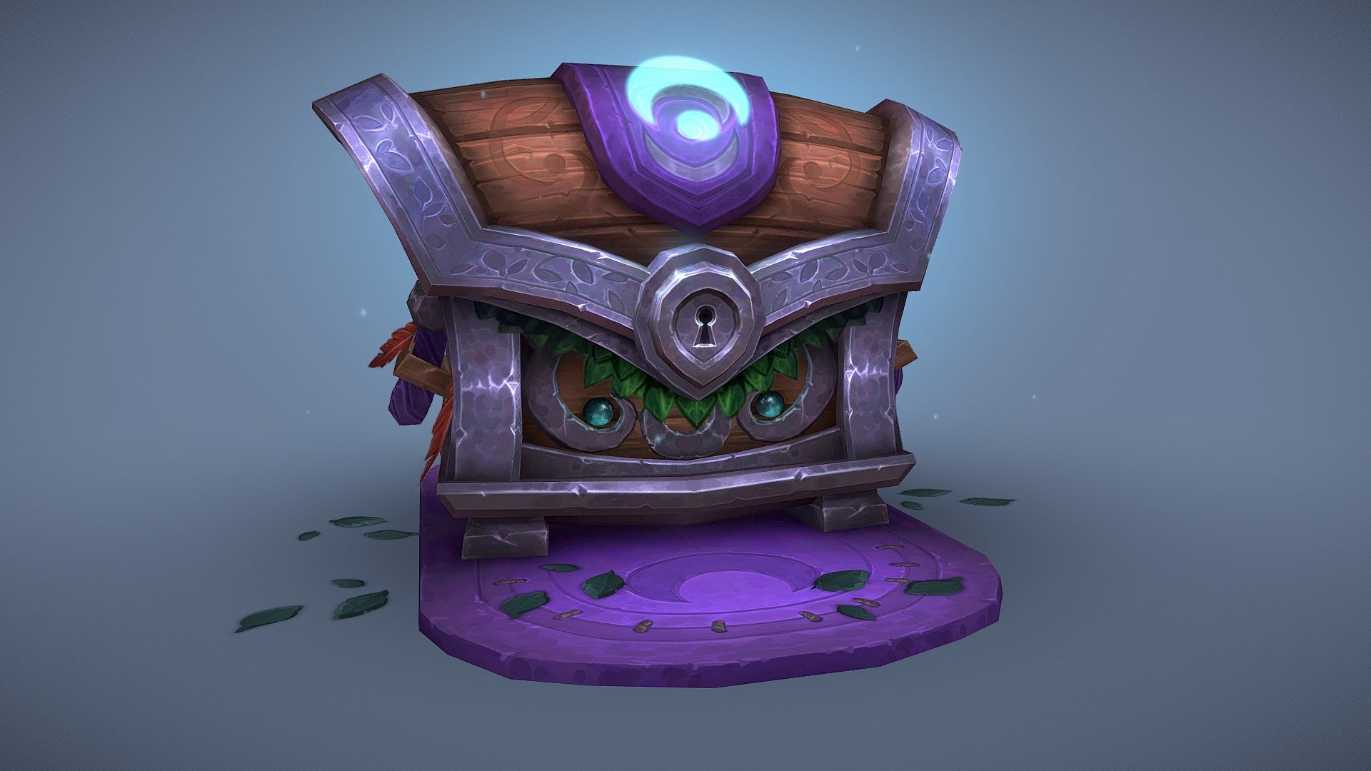Night Elf Chest - 3D model by NikoGesell [08ee159] - Sketchfab