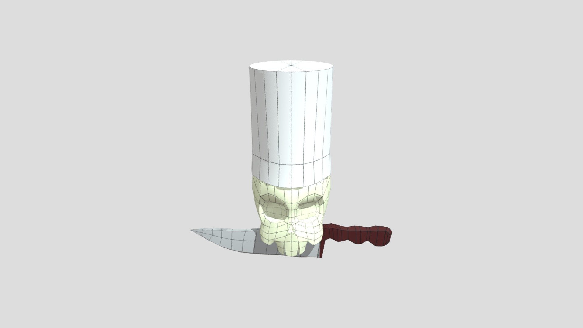 Skull UV Test - 3D model by GeovsTV [08ee44a] - Sketchfab