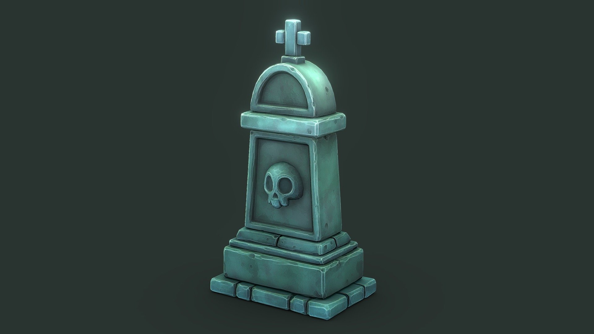 Handpainted grave - 3D model by seenoise [08ee537] - Sketchfab