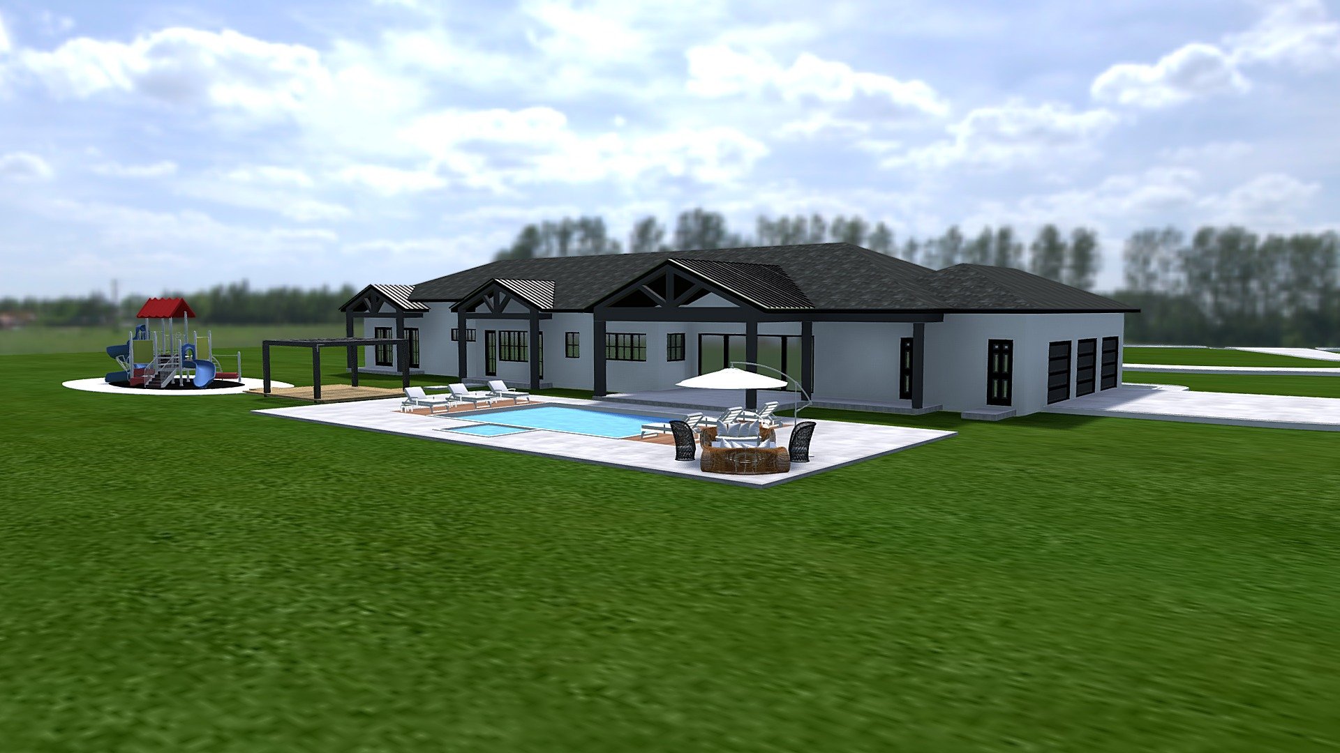 Kenneth2 - 360 spin model of 3D house - 3D model by Render3DQuick ...