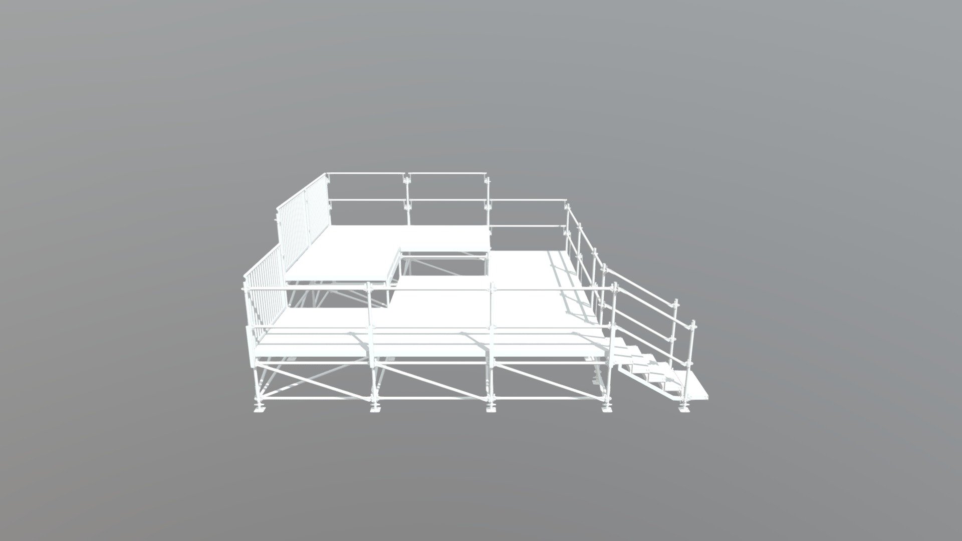 Event Scaffolding – Events and Staging Solutions - 3D model by Scaffolding Manufacturer ...