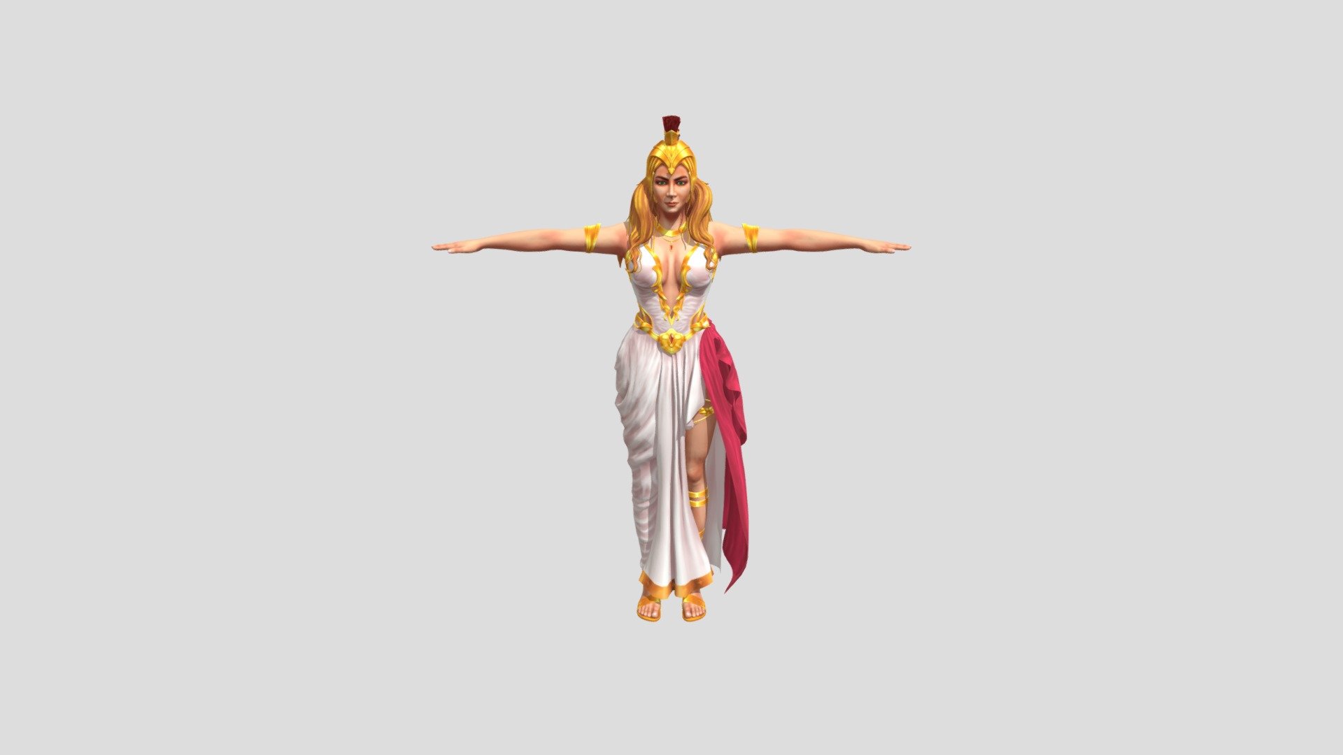 Athena color - 3D model by heysuryaaaa [08efe05] - Sketchfab