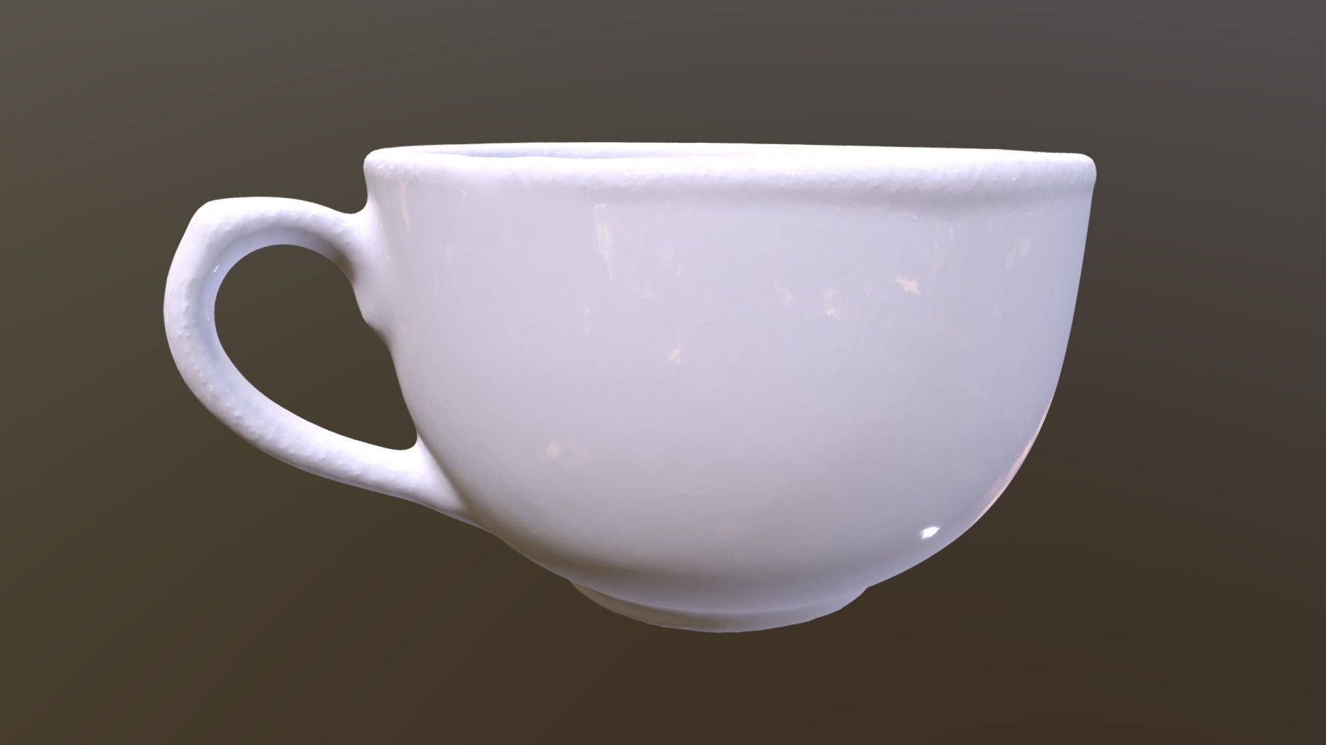 Accurate 3D Scan Of Small Porcelean Tea Cup - Download Free 3D model by ...