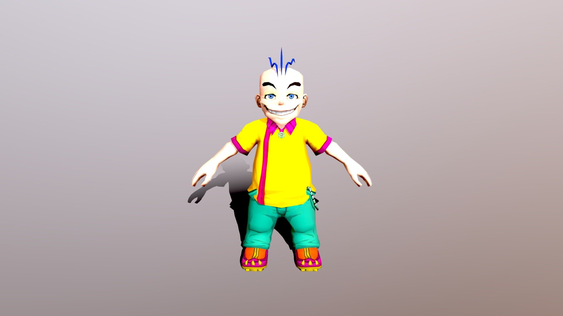 Cartoon Network: FusionFall Legacy- Eddy - Download Free 3D model by ...