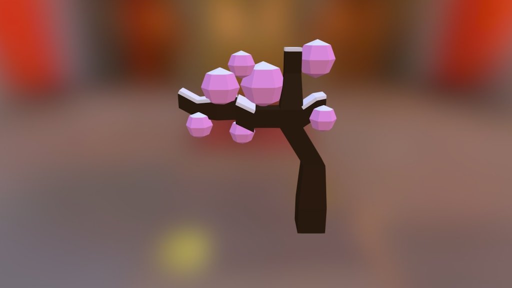 Cherry Tree - 3D model by yukidama [08f2b25] - Sketchfab
