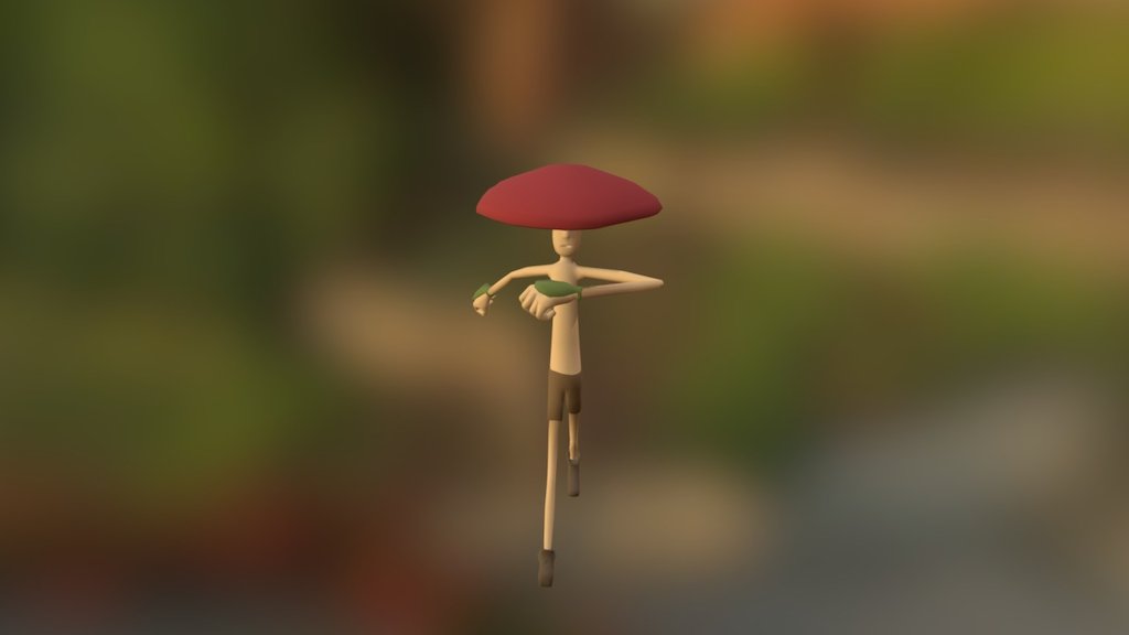 Happy Shroom - 3D model by MadManMatti [08f3d6b] - Sketchfab