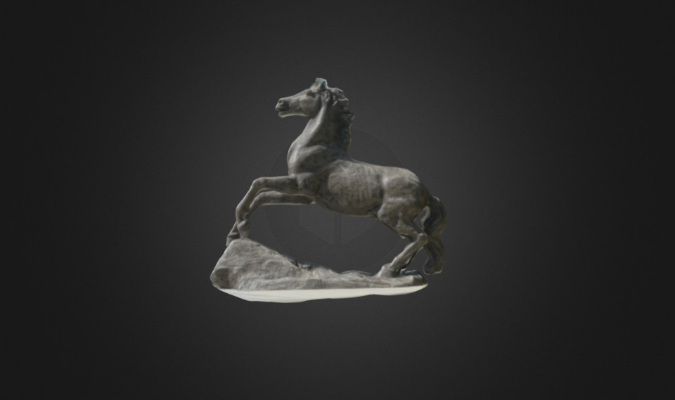 CPP Bronco Statue - Download Free 3D model by avidan [08f3f90] - Sketchfab
