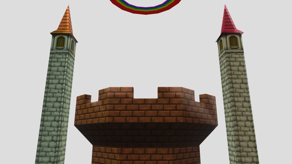 Super Mario 64 - A 3D model collection by Polygonal_64 (@LegoshiFan ...