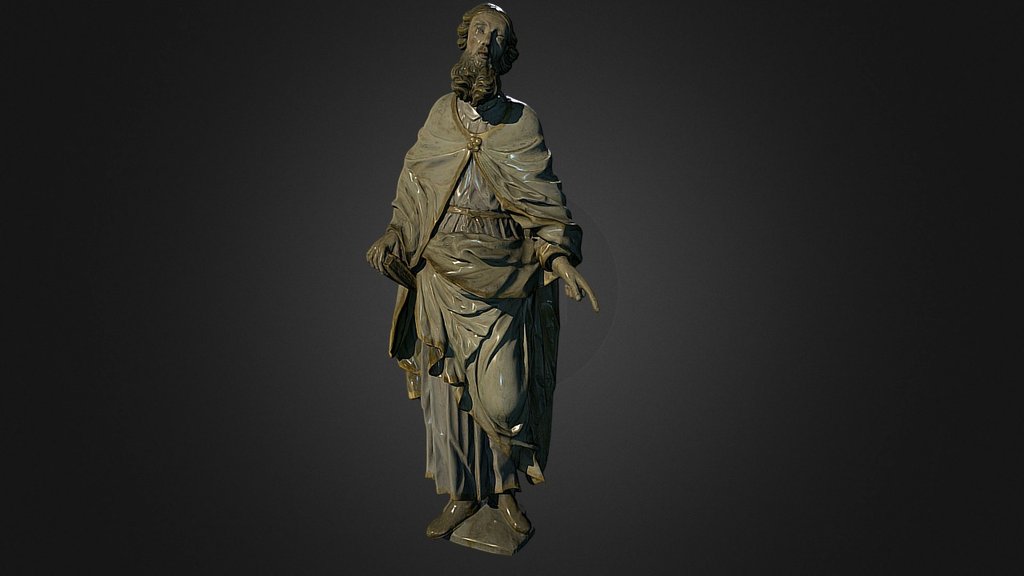 Sculpture of St Joachim_textured - 3D model by jan.zachar [08f45b9 ...