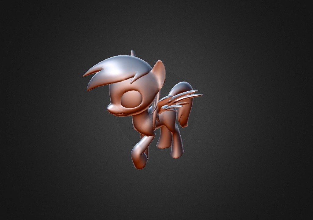 My little pony - Mi pequeño PonyDerpy - 3D model by cadiz3d [08f79fc ...