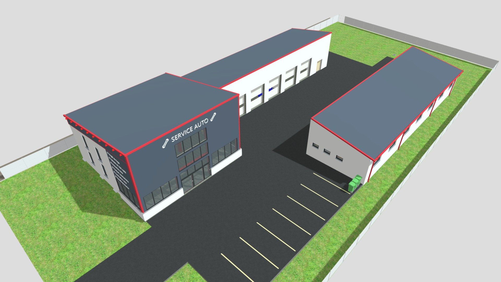 Service auto - Rev_5 - 3D model by saoproiect [08f8513] - Sketchfab