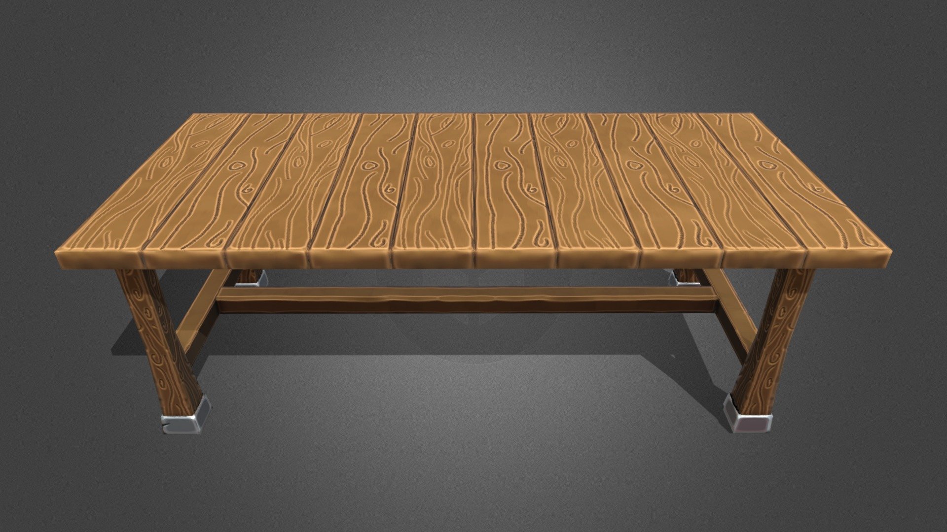 Wood Table Stylized - Buy Royalty Free 3D model by Tincranch ...