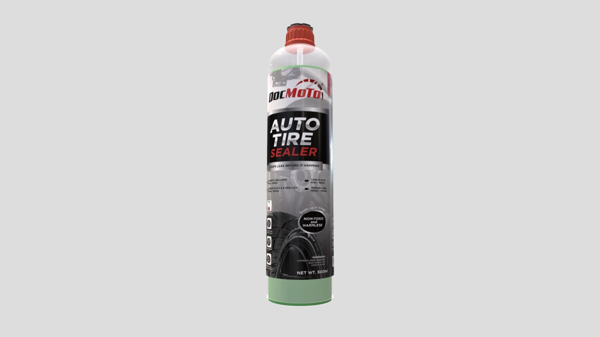 DocMoTo Tire Sealer - 3D model by Khen Brew De Leon (@khenbrewdeleon ...