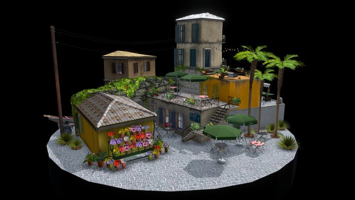 Flowershop 3D models - Sketchfab