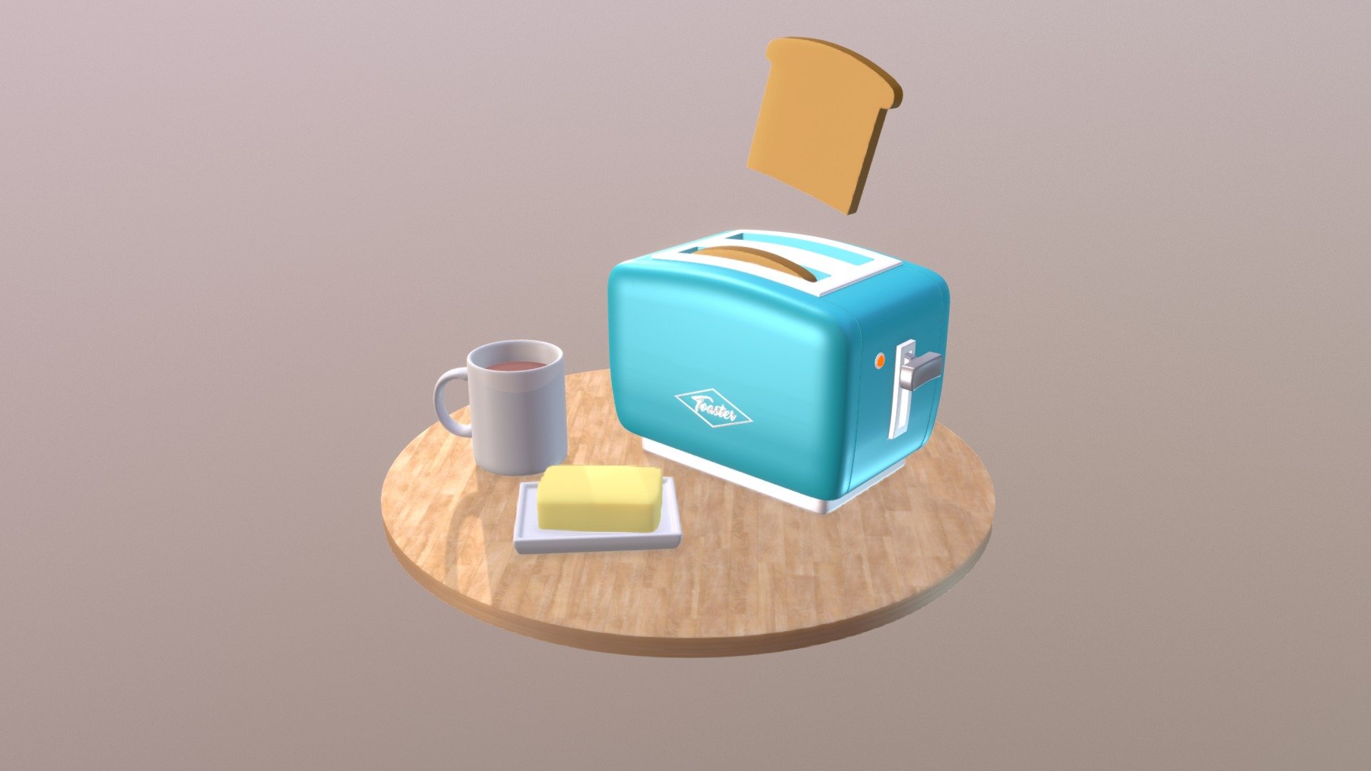 Breakfast - 3D model by Sandra.Bury.Jones [08f9c54] - Sketchfab