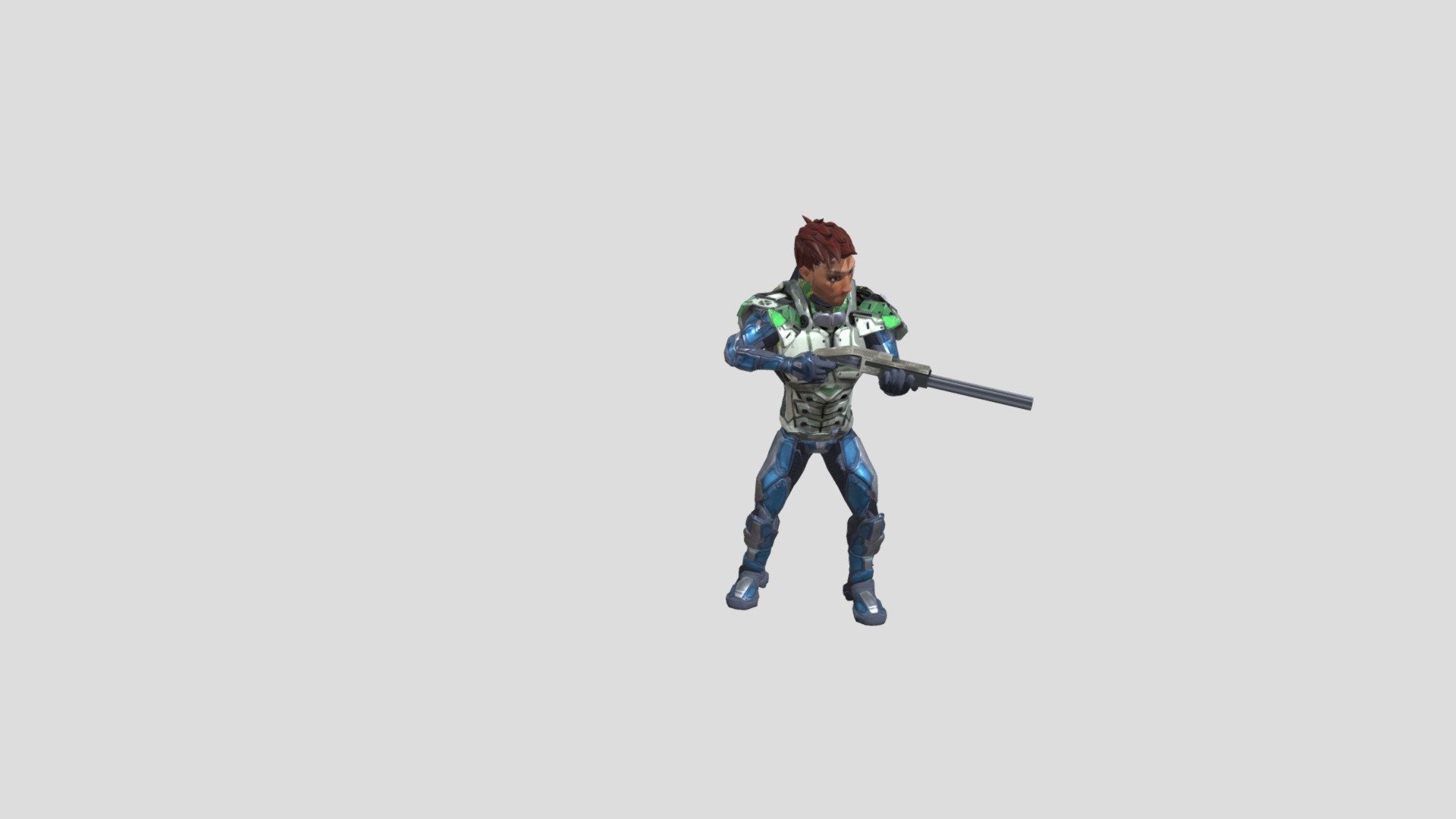Tarik with Gun - 3D model by 211224097 (@arayner) [08fc291] - Sketchfab