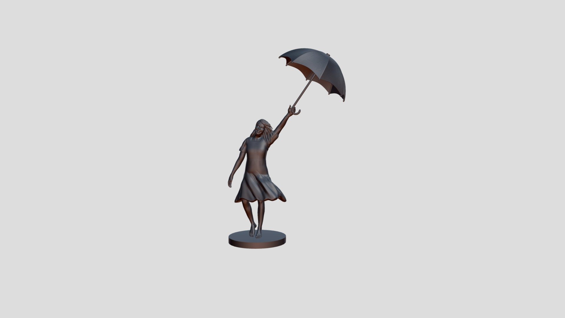 girl miniature 3D print model - 3D model by Karan.Malhotra [08fe036 ...
