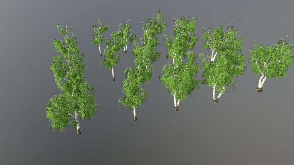 Tree and bush - A 3D model collection by jeen99 - Sketchfab