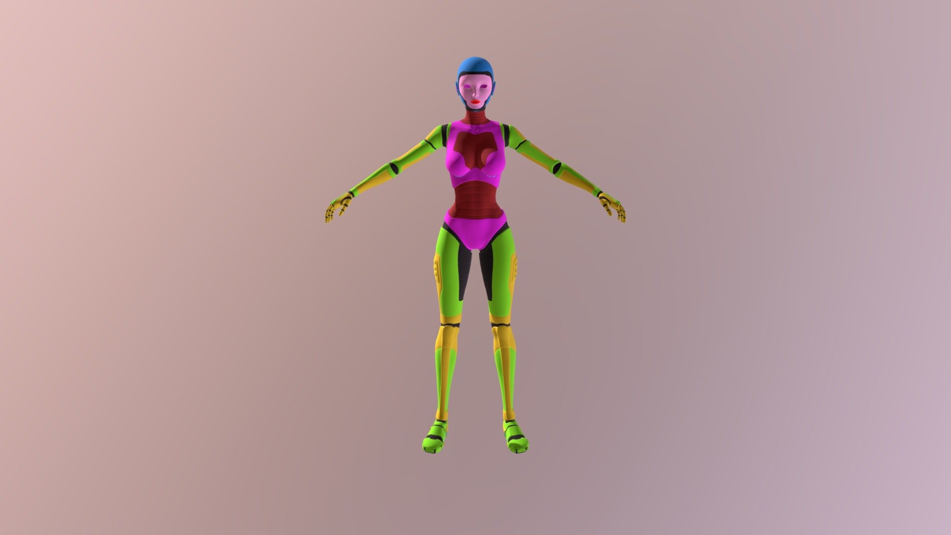 Cyborg_Girl - Download Free 3D model by lotus_overlord [08fedf7 ...