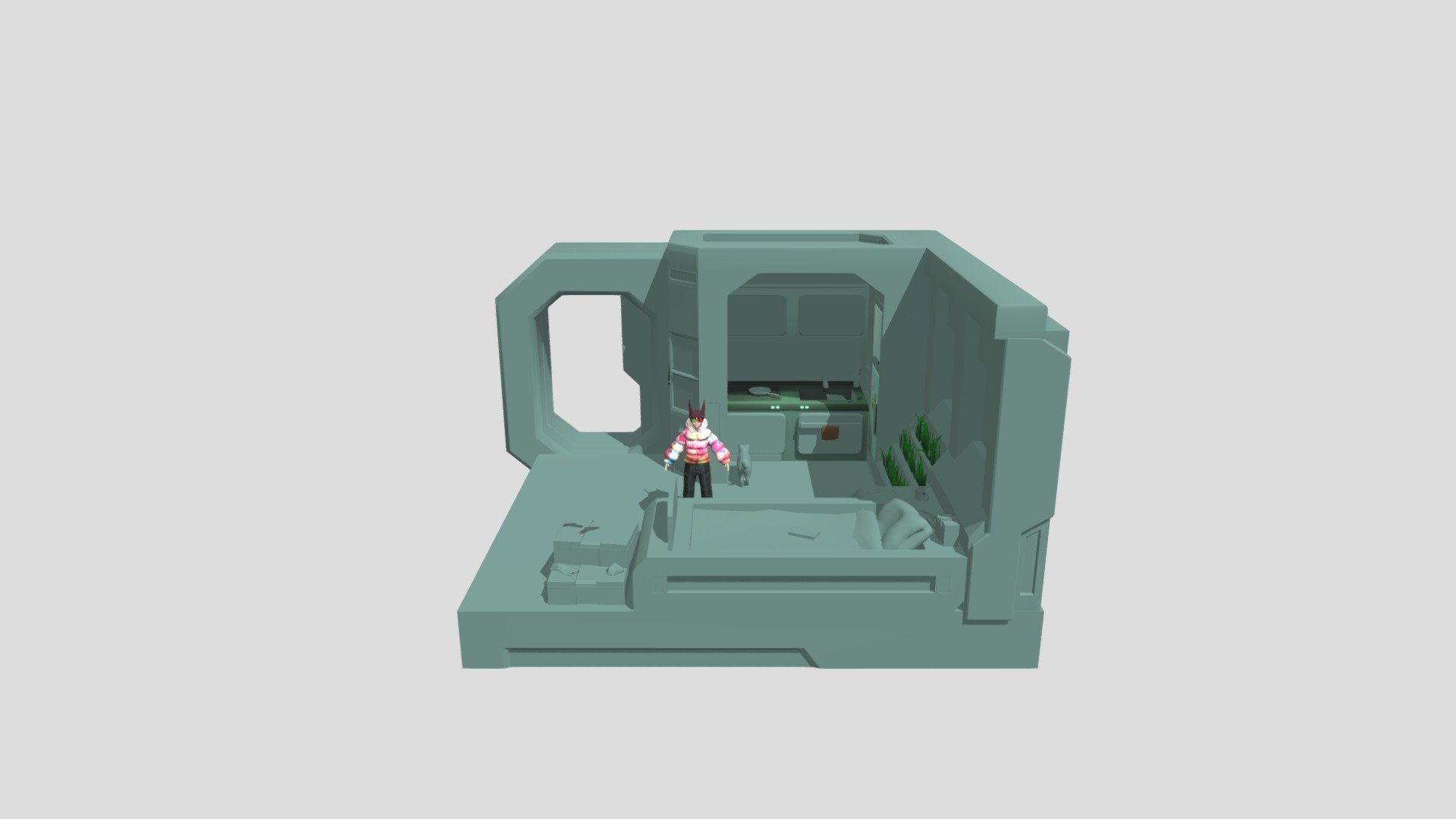 Metaverse-Cyberpunk - 3D model by fanyiii1126 [08ff869] - Sketchfab